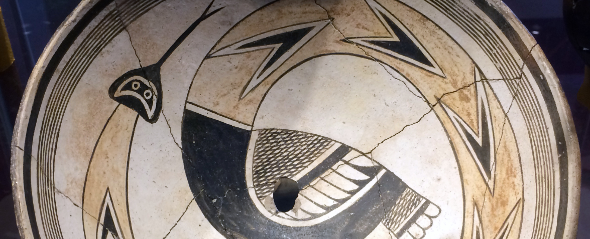 Mimbres Pottery History Art Pottery Bowl With Mimbres Design Mother