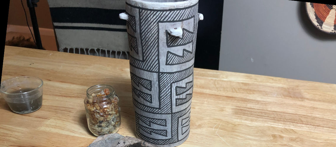 Chaco Cacao Cylinder - Ancient Pottery