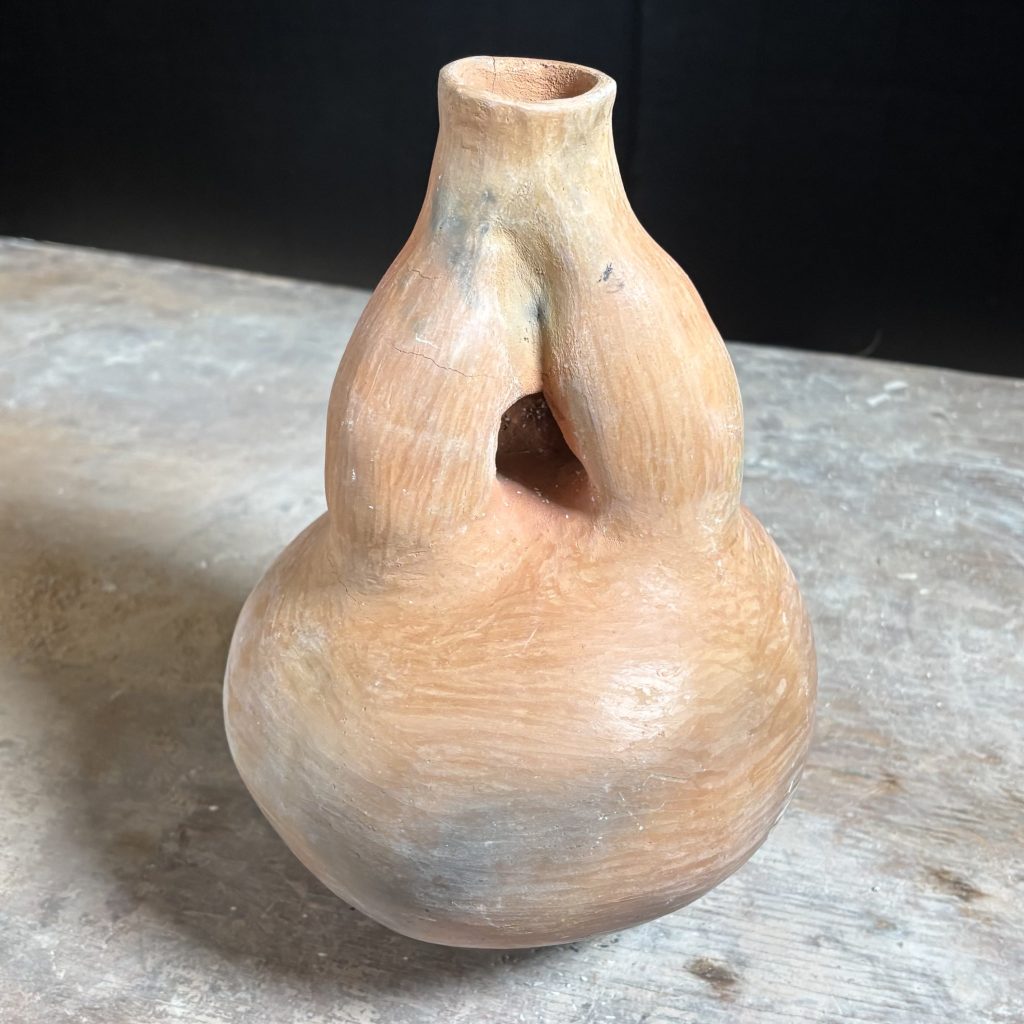 Tri-Neck Stirrup Pot - Ancient Pottery